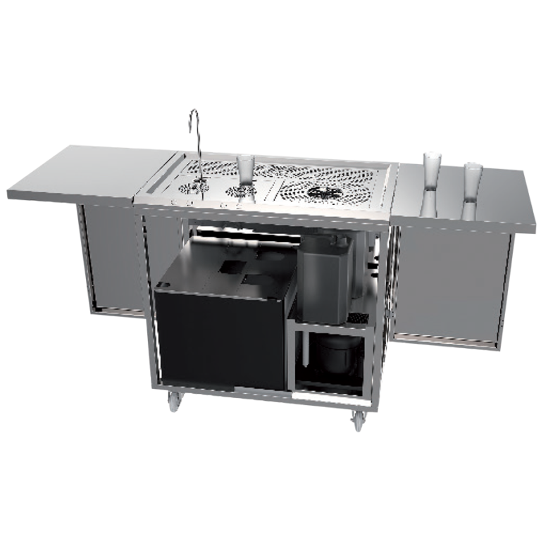 Beer tap ROLLER STAND BEER UP bottom filling | Stainless bar