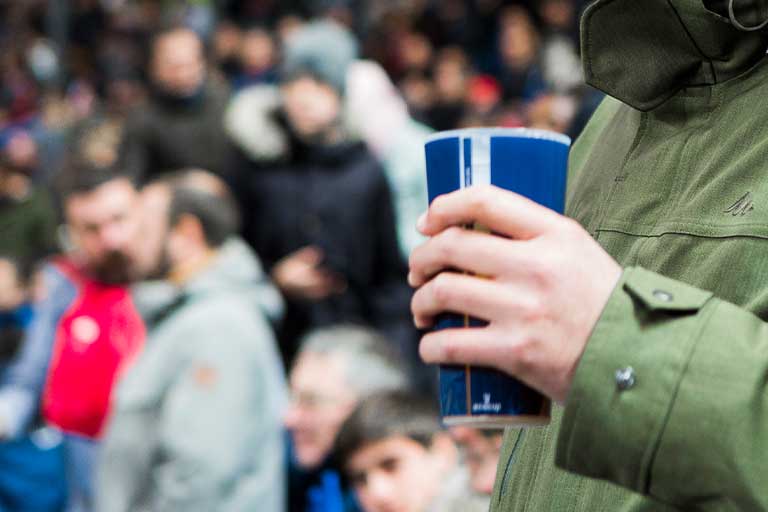Reusable cups for stadiums - Responsible stadiums & courts